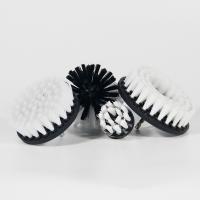 China 5cm Electric Power Nylon Drill Brush Scrubber 20mm Plate Height for sale
