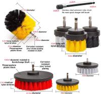 China 22 Pieces Power Drill Brush Attachment with Polishing Attachment Cordless Screwdriver for Car for sale