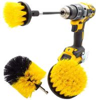 China Drill Brush Set  Power Scrubber Pad Sponge Kit with Extend Attachment for sale