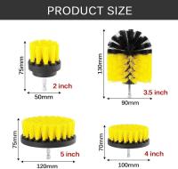 China 5cm Drill Scrubber Brush Cleaning Kit 0.2mm Filament Diameter for sale
