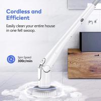 China Electric Spin Scrubber Cordless Grout Shower 360 Power Bathroom Cleaner for sale