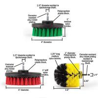 China 100mm Polypropylene Tile Power Drill Brush Cleaning Kit Bathtub Cleaning for sale