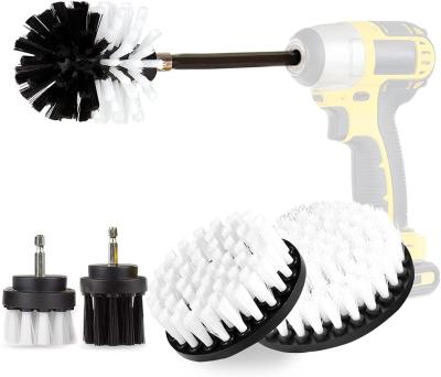 China 6pcs Drill Scrubber Brush Set With 6in Extended Long Attachment for sale