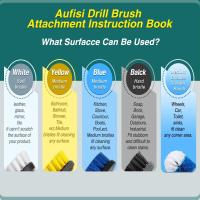 China 6pcs Drill Scrubber Brush Set With 6in Extended Long Attachment for sale
