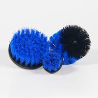 China 3.5in Blue Power Drill Scrubber Attachment 50mm Outside Diameter for sale
