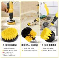 China 26 Piece Power Drill Brush Set for Cleaning Power Scrubber Brush Pad Sponge Kit with Extend Attachment for sale