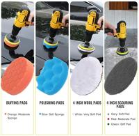 China 26 Piece Power Drill Brush Set for Cleaning Power Scrubber Brush Pad Sponge Kit with Extend Attachment for sale