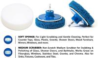 China 4 Piece Scrub Brush Power Drill Attachments-All Purpose Time Saving Kit for sale
