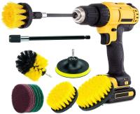 China 12PCS Multi Purpose Drill Brush Kit 1.28 Pounds Attachment Various Bristles for sale