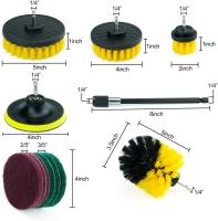 China 12PCS Multi Purpose Drill Brush Kit 1.28 Pounds Attachment Various Bristles for sale