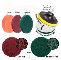 China 22pcs Power Drill Brush,Drill Scrubber Brush for car bathroom for sale