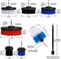 China 23 Piece Drill Brush Attachment Kit Power Scrubber Drill Brushes for Cleaning for sale