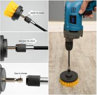 China 4 Pack Wheel Supplies Kit Fit Tire  Detailing Drill Brush Set for sale