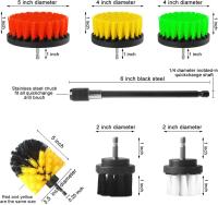 China 26 Pieces Drill Brush Attachment Set Power Drill Cleaning Brush Scrubber Pads for sale