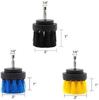 China M14 Shaft 31pcs Power Drill Scrub Brush Attachment Set Scrub Bathroom for sale