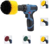 China 7pcs Drill Brush Scouring Pad Attachments for Bathroom Kitchen Cleaning for sale