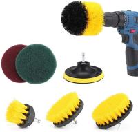 China 7pcs Drill Brush Scouring Pad Attachments for Bathroom Kitchen Cleaning for sale