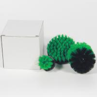 China 125mm SGS Nylon Green Drill Brush Scrub Pads Power Scrubber Cleaning Kit for sale
