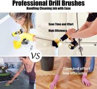 China 15pcs Power Drill Brush With Polishing Attachment 820g Home Cleaning for sale