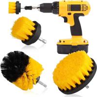China Drill Brush Attachment  Cleaning Set All Purpose Medium Bristle Power Scrubber for sale