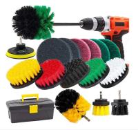 China 18Pcs Sponge Attachment For Drill Scrub Brush Set Household Cleaning for sale