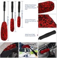 China Synthetic Car Cleaning Brush Kit 14PCS OEM Wheel Tire Brush Cleaning Set for sale