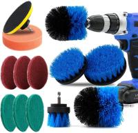China Bathroom Electric Drill Cleaning Brush Attachment 20mm Plate Height for sale