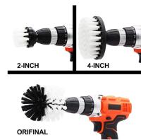 China 13cm 13Pcs Soft Drill Brush Attachment Set 1.5kg Efficient Cleaning for sale