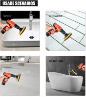 China 38 Pieces Drill Brush Set Power Scrub Brush with Extend Long Attachment for sale
