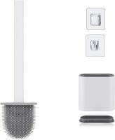 China 14.17in Bristles Flat Head Toilet Brush Flex Toilet 60mm Filament for sale