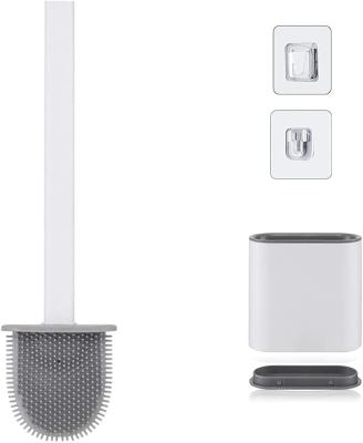 China 14.17in Bristles Flat Head Toilet Brush Flex Toilet 60mm Filament for sale