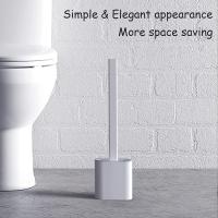 China 14.17in Bristles Flat Head Toilet Brush Flex Toilet 60mm Filament for sale