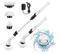 China 3lb Rechargeable Electric Rotary Brush Cordless Bathroom Scrubber Polypropylene for sale