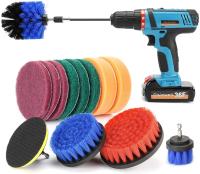 China 320g Electric Drill Brush Attachment 14 Pieces Sponge Sets for sale