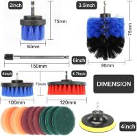 China 320g Electric Drill Brush Attachment 14 Pieces Sponge Sets for sale