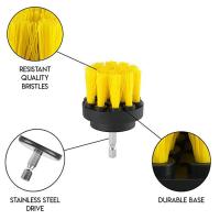 China 6pcs/set Drill Power Scrub Clean Brush For Leather Plastic Wooden Furniture Car Interiors Cleaning Power Scrub for sale
