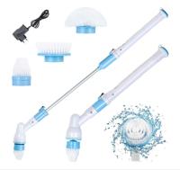 China DC 3.6V Cordless Power Electric Spin Scrubber Brush 360 44*6.5in for sale