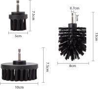 China 3pcs Drill Brush Attachment Set 220g for sale