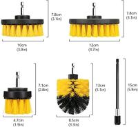 China 5 Pcs Drill Cleaning Brush Cordless Screwdriver Accessories For Car, Rims, Tiles for sale