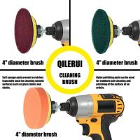 China 2 Extension Rod Drill Cleaning Brush Set 638g Power Drill Attachment Scrubber 50mm for sale