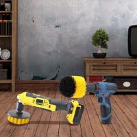China 7pcs Drill Cleaning Brush Scouring Pad Attachments Medium Hard Bristles SGS for sale