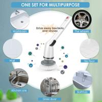 China 50HZ Electric Power Scrubber Brush 240V For Tile Floor 7V Battery for sale