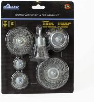 China 3 Inch Wire Wheel Brush Set 6pcs For Drill 4500rpm Coarse Type for sale