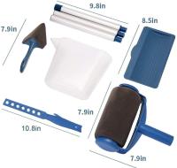 China Economical 19*6*20cm Pro Paint Roller Kit 9pcs Wall Printing Brush for sale