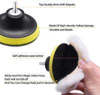 China 7Pcs Wheel Wool 70mm Buffing Polishing Pads Set 4.8 Ounces for sale