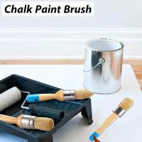 China 2in Round Chalk Paint Brush Set 3pcs For Wood Furniture Home Decor for sale