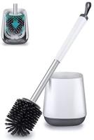 China TPR Soft Bristle Silicone Toilet Bowl Brush With Holder ISO9001 for sale