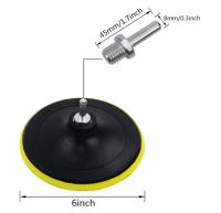 China 7pcs 150mm Drill Buffing Polishing Pads Set Wheel Foam Microfiber for sale