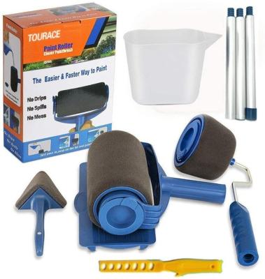 China 9Pcs 10CM Decorating Paint Runner Pro Roller Set 690g With Sticks for sale