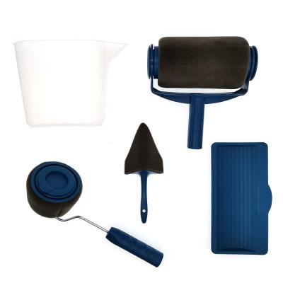 China 5pcs Wall Paint Roller Set 510g Painting Roller Brush 20*6.8cm for sale
